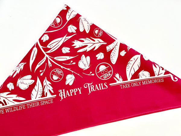 Bandana Hot Pink (includes US shipping via USPS only) - National Park Geek