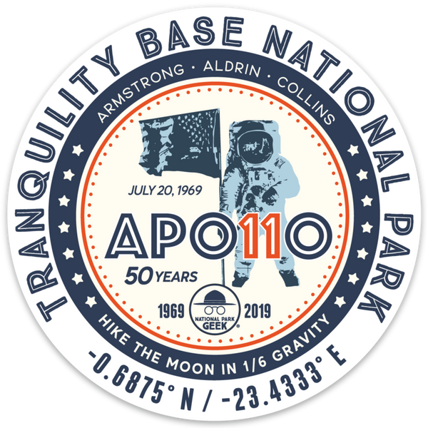 Apollo 11 Tranquility Base NP Sticker *Special Edition* (includes US s ...