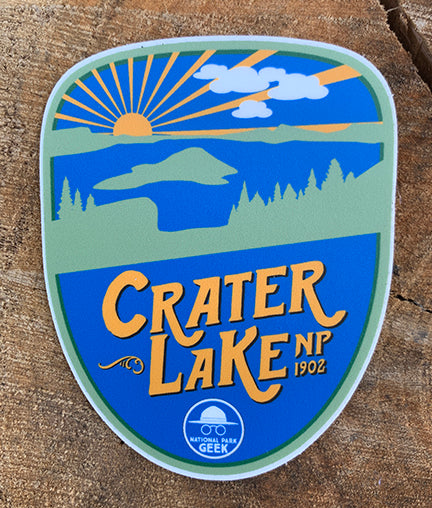 Crater Lake Sticker (includes US shipping, via USPS only) - National ...