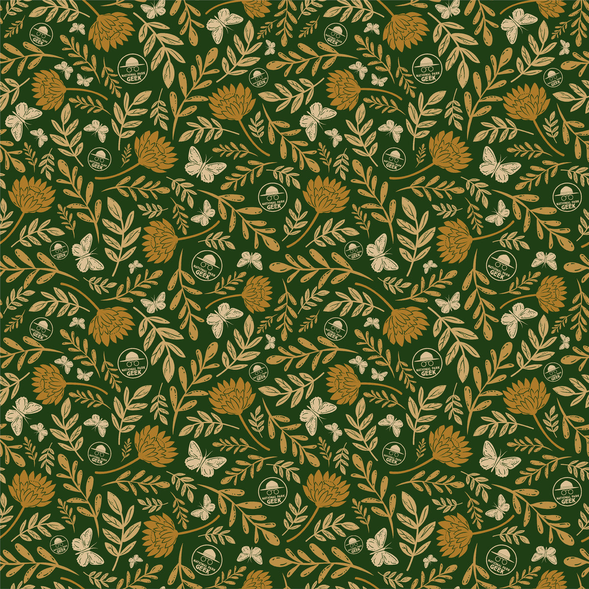 Neck Gaiter - NP Geek Pattern - National Park Geek