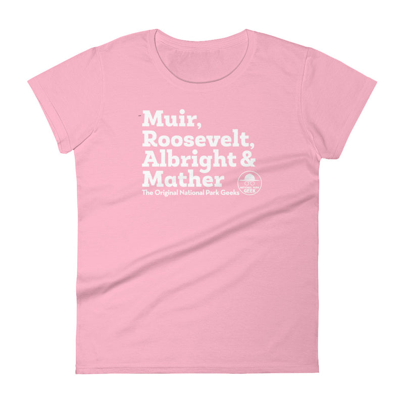Four Original Geeks Woman's T-Shirt - National Park Geek
